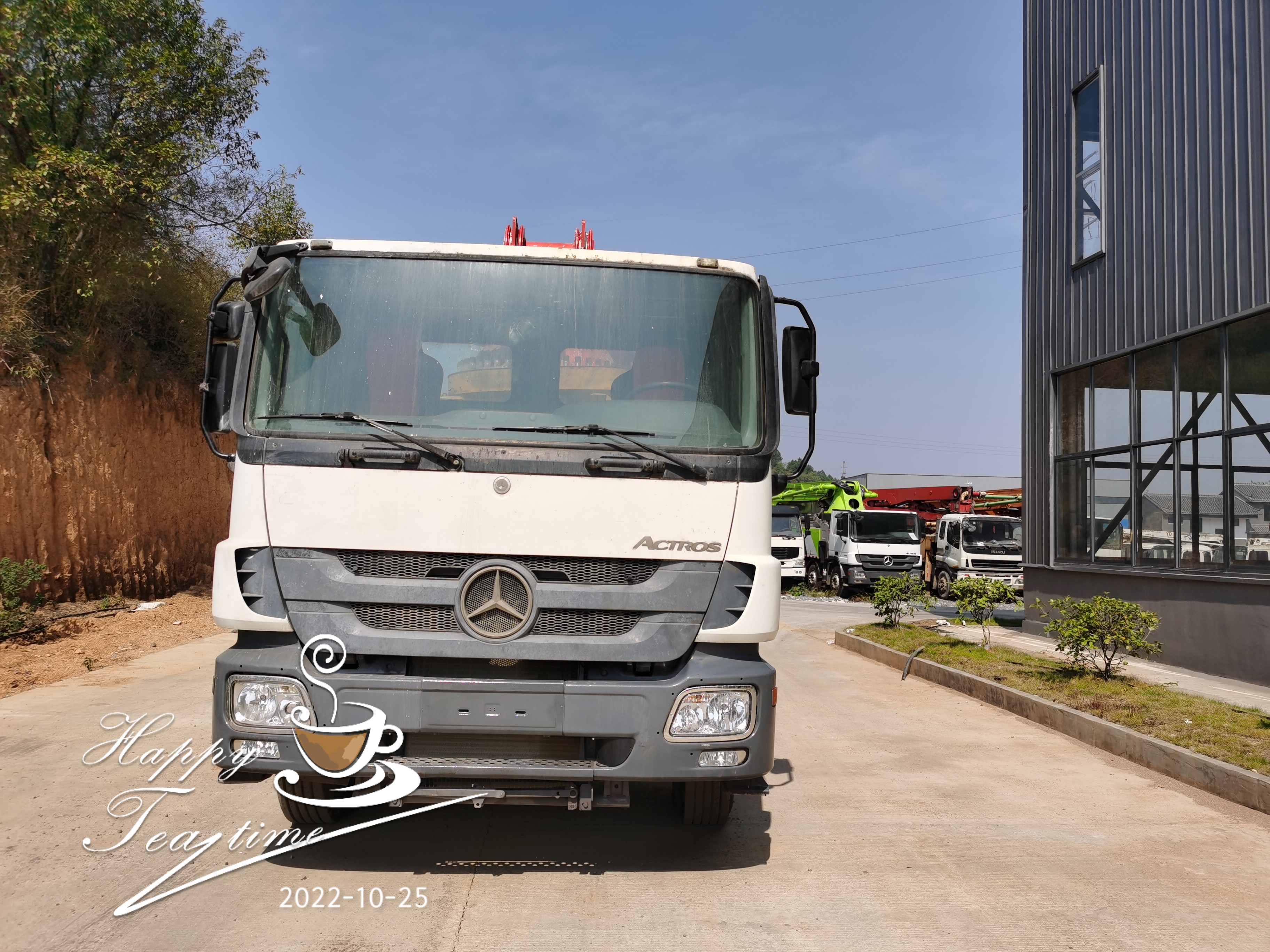 M42-5 Putzmeister Boom รถปั๊มคอนกรีต 42M